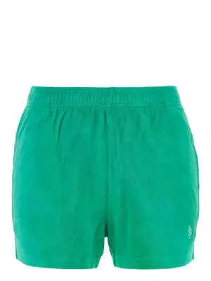 SPORTY & RICH Sporty & Rich SRC Velour Shorts