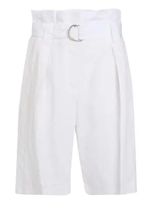 3.1 Phillip Lim Pleated Tencel-blend Shorts - White