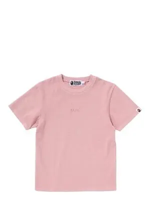 A BATHING APE Pigment Dyed Rib T-shirt - Pink