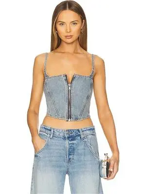 Good American Denim Bustier - Blue