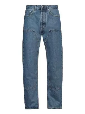 Palm Angels Cotton Straight-leg Jeans - Blue
