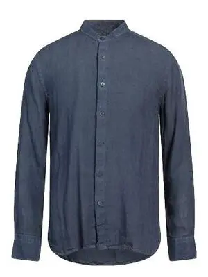 120% Lino Shirt Size Linen - Blue