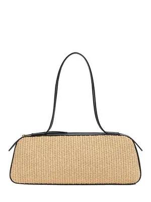 KHAITE Simona Raffia Shoulder Bag