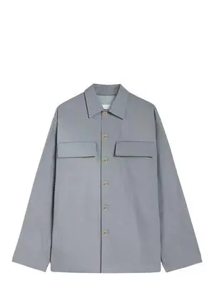 JIL SANDER Cotton Overshirt - Grey