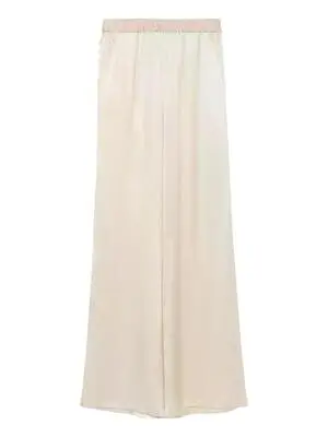 Eleventy Plain Silk Trousers - Neutrals