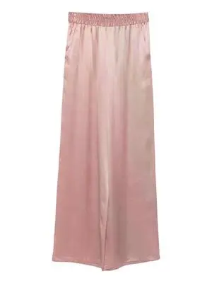 Eleventy Silk Trousers - Pink