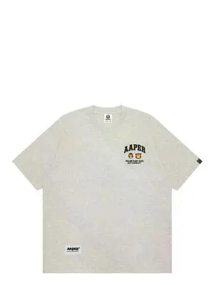 AAPE BY *A BATHING APE Logo-print T-shirt - Grey