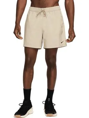 Nike Form Dri-fit 5" Unlined Versatile Shorts - Brown