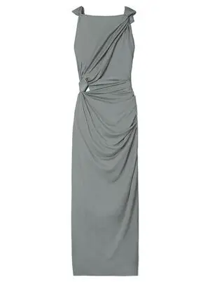 Tory Burch Viscose Knot Dress - Shale Gray