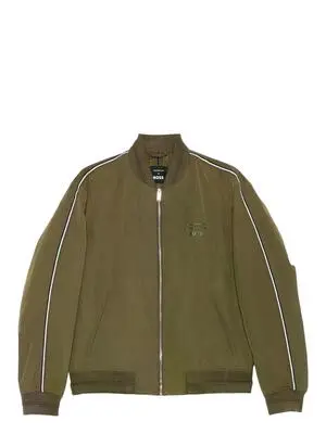 BOSS X Porsche Piped-trim Bomber Jacket - Green
