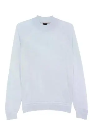 BOSS Seam-detail Sweater - Blue