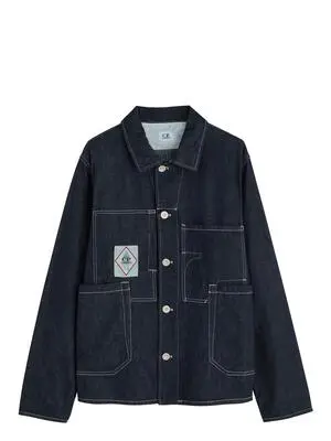 C.P. COMPANY C.P. Company Logo Denim Jacket Denim