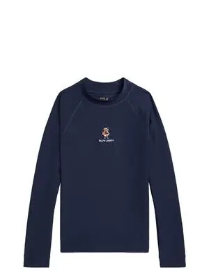 Ralph Lauren Polo Bear Performance Rash Guard Newport Navy