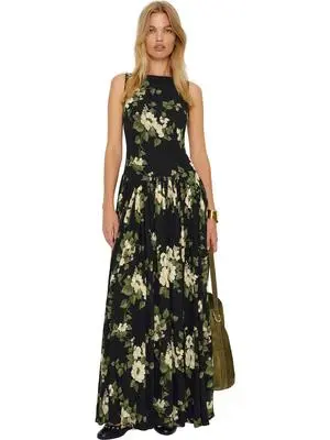 REFORMATION Camella Maxi Dress - Black