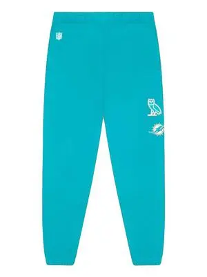 OVO X Nfl Miami Dolphins Sweatpant - Teal