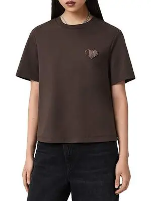 ALLSAINTS Lover Lisa Tee - Bottle Brown
