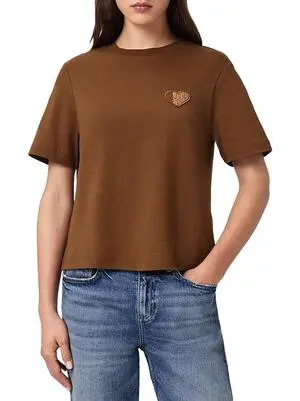 ALLSAINTS Lover Lisa Tee - Cognac Brown