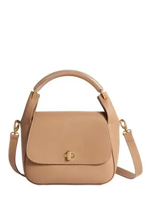 ME+EM Resin Handle Crossbody Bag - Pale Tan