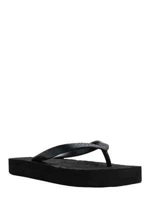 Roxy Beach Up Platform Flip Flop - Black