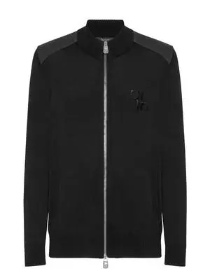 BILLIONAIRE Panelled Track Jacket - Black