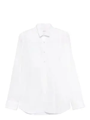 LARDINI Pintuck-detail Shirt - White