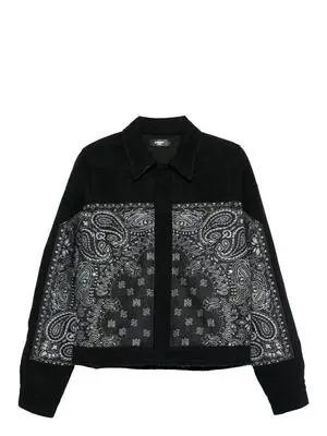 Amiri Paisley-pattern Jacket - Black