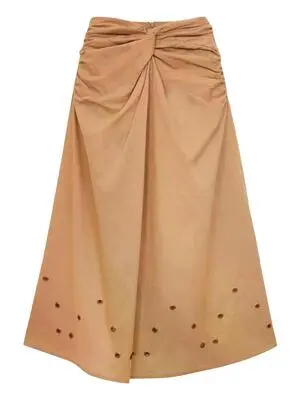 Isolda Kika Midi Skirt - Neutrals
