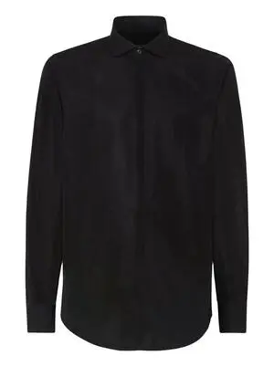 Dsquared2 Bib-front Long-sleeve Shirt - Black