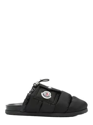Moncler Pocket Slippers - Black