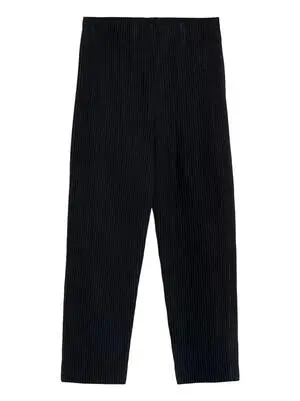 Issey Miyake Pleated Trousers - Blue