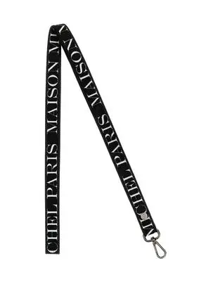 MAISON MICHEL Martine Shoulder Strap - Black