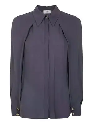 Elisabetta Franchi Button-down Shirt - Grey