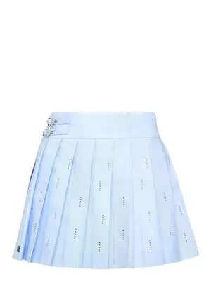 Philipp Plein Pleated Skirt - Blue