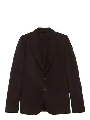Giorgio Armani Seersucker Blazer - Brown