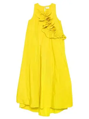 P.a.r.o.s.h Ruffled Maxi Dress - Yellow