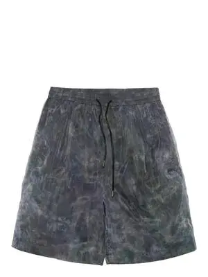 JUUN.J Organza-overlay Shorts - Grey