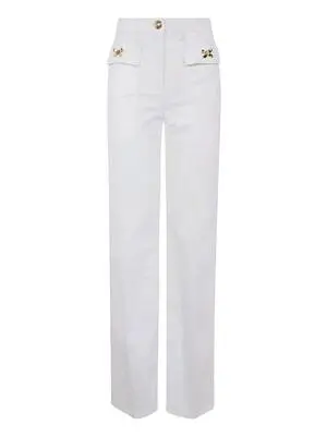 ELISABETTA FRANCHI Elisabetta Franchi Cotton Trousers