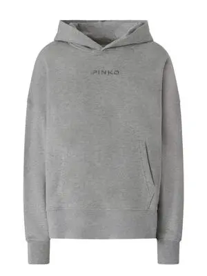 Pinko Embroidered Hoodie - Grey