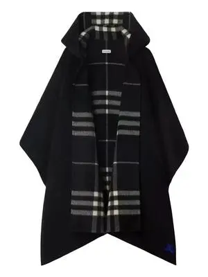 Burberry Reversible Cashmere Cape - Black