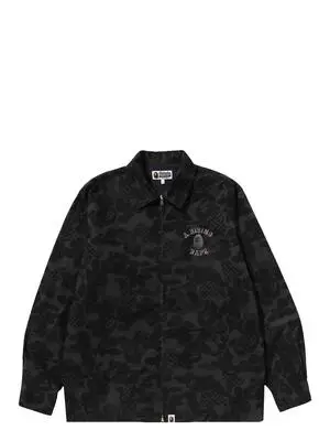 A BATHING APE Asia Camo Zip Jacket - Black