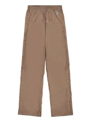 SPORTY & RICH Snap Nylon Track Pants - Tan