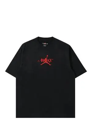 JORDAN X Awake Ny Solid Tee /university Red - Black