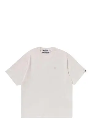 A BATHING APE Tonal Ape Head One Point Tee 'ivory - Cream