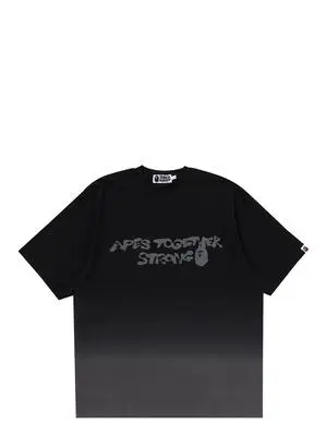 A BATHING APE Gradation Tee - Black