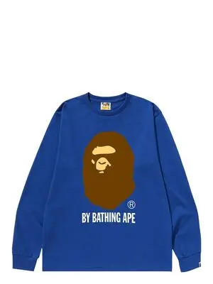 A BATHING APE By Bathing Ape Long-sleeve Tee - Blue