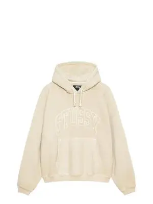 StÜssy Embroidered Relaxed Hoodie - Tan