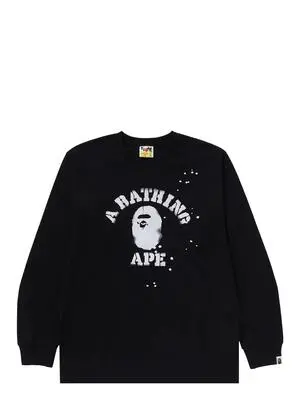 A BATHING APE X Joshua Vibes College Long-sleeve Tee - Black