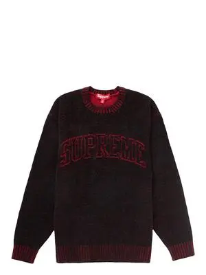 Supreme Contrast Arc Sweater - Black