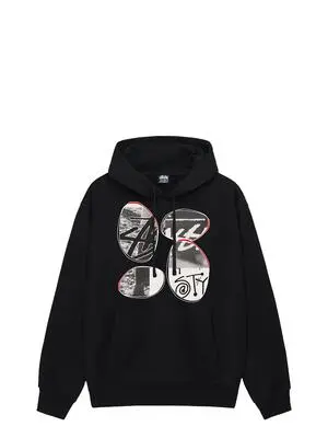 StÜssy David Carson Vespa Hoodie - Black