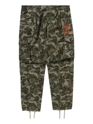A BATHING APE Asia Camo Army Pants - Green